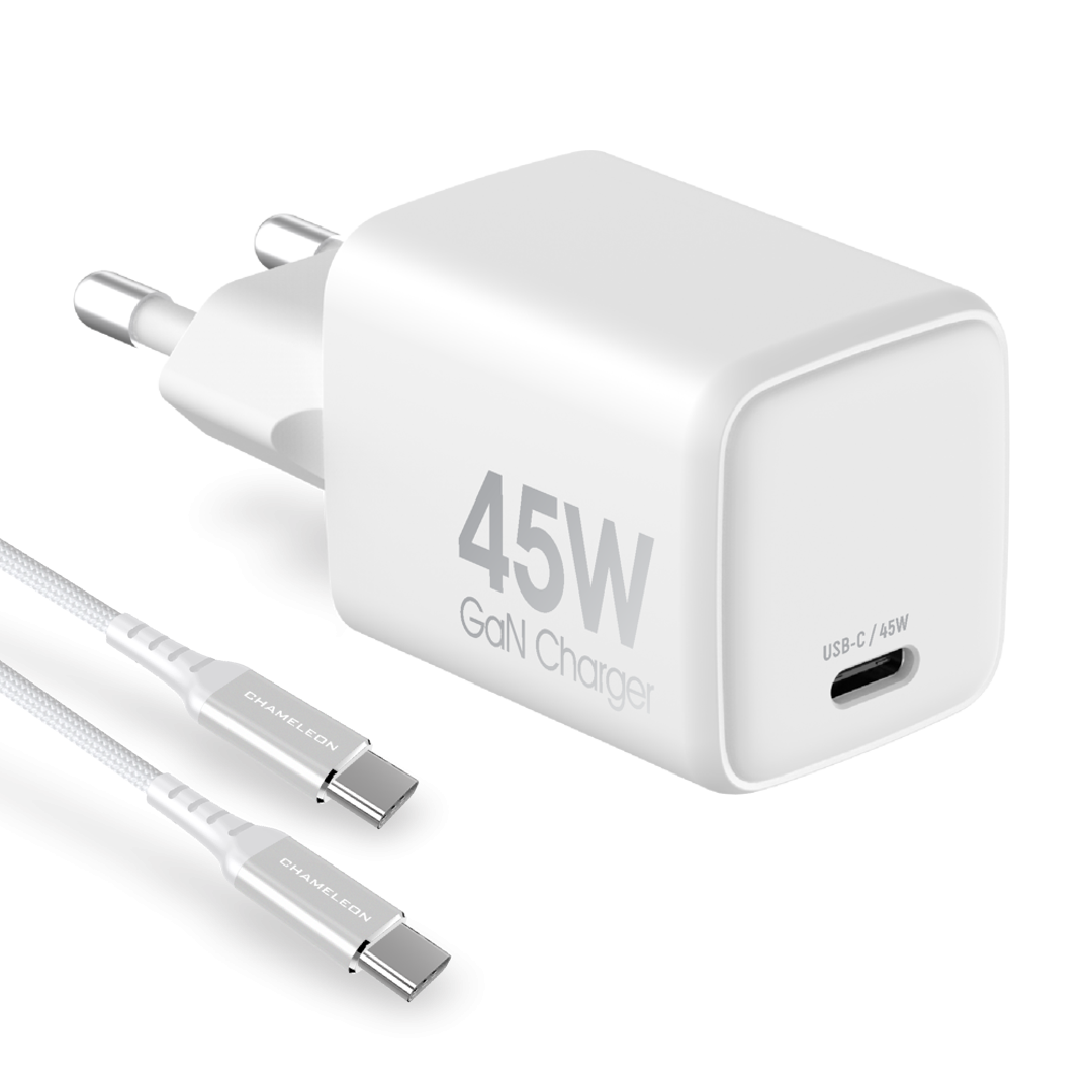 Hitri polnilec za telefon 45W | GaN, PD 3.0, PPS | Chameleon.si